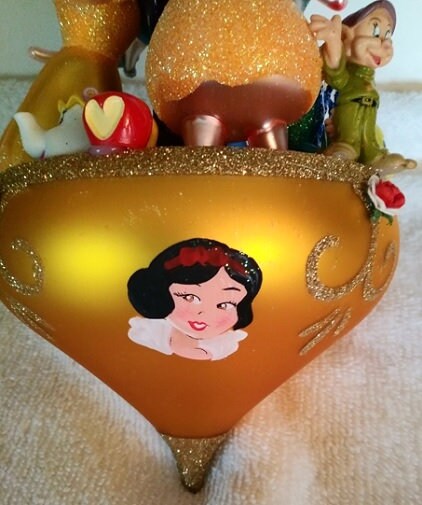 New Italian Blown Glass Disney Princess’ Carousel Christmas Ornament ...