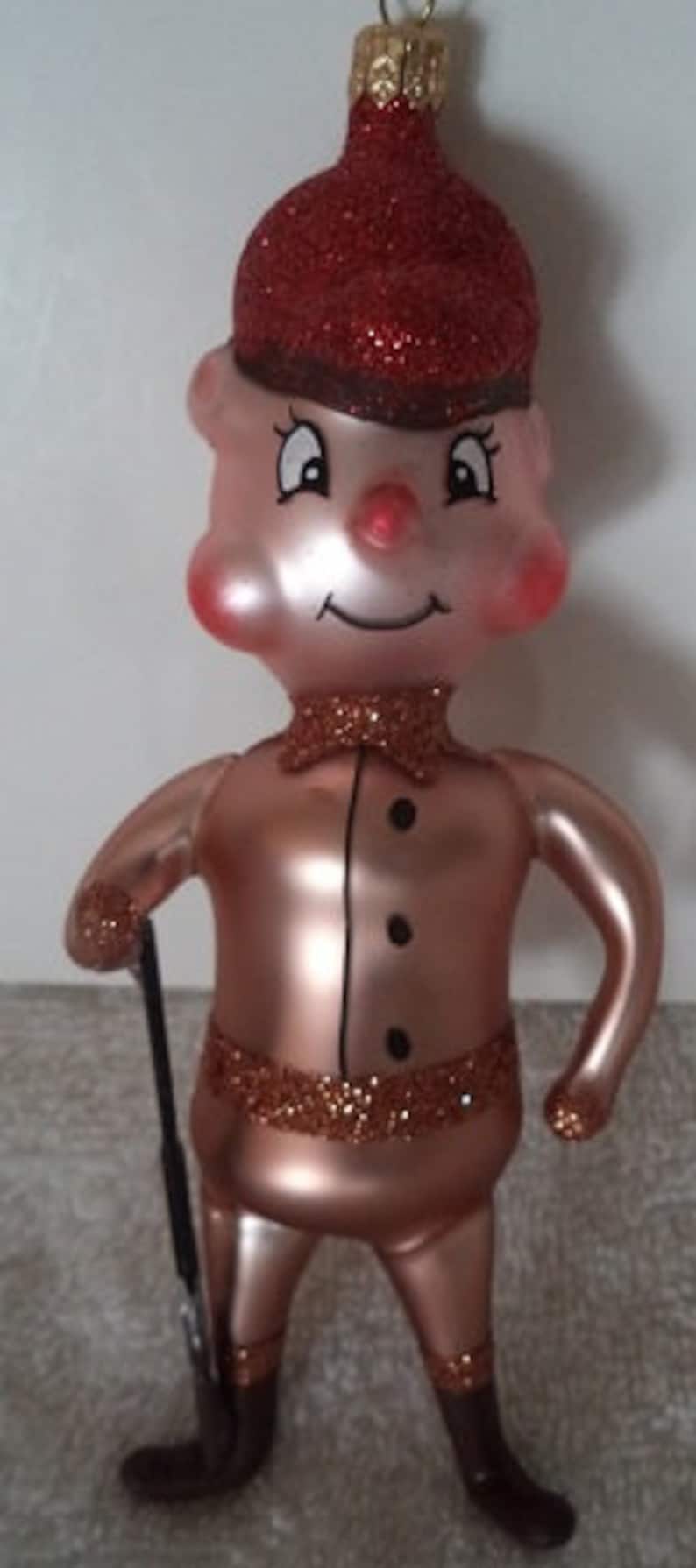 Elmer Fudd Beautiful Hand Blown Glass Christmas Ornament Warner Bros ...