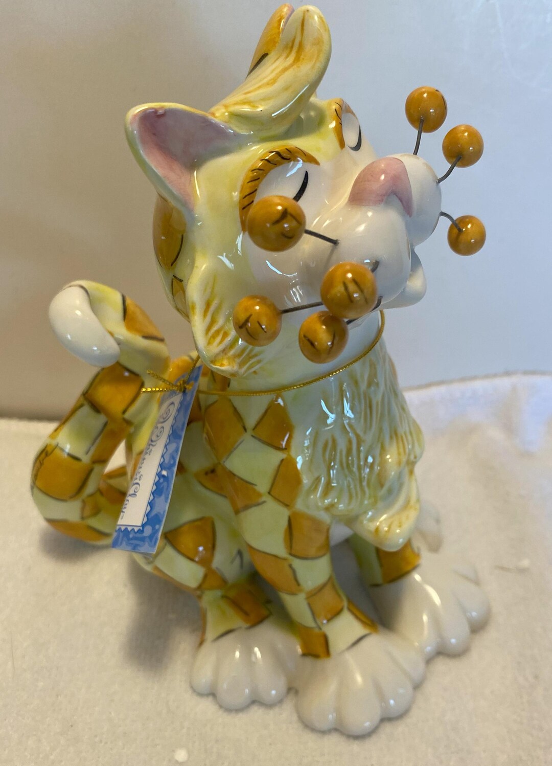 2004 “tango” Whimsiclay Cat Figurine by Amy Lacombe #86164 - Etsy