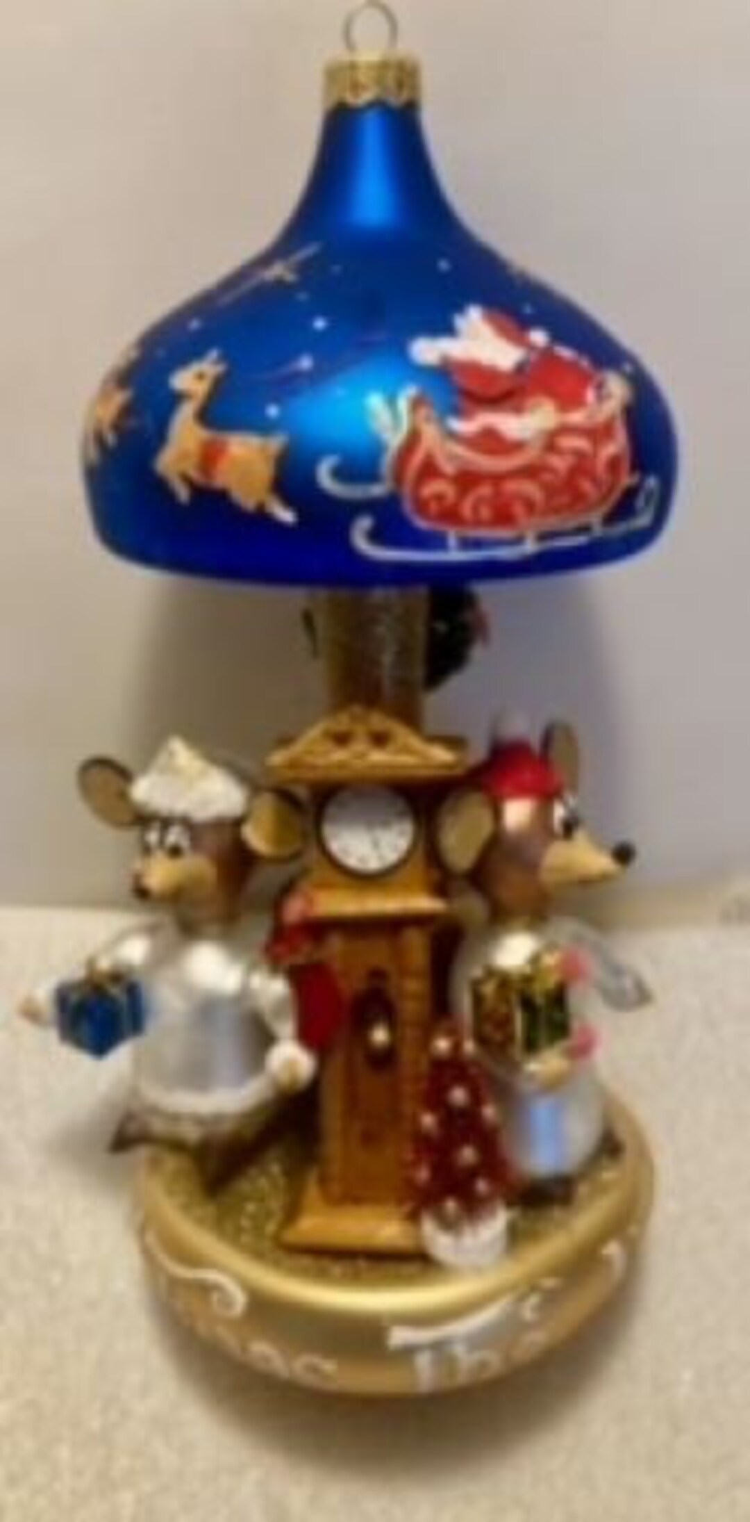 NEW Beautiful Italian Blown Glass Twas the Night Before Christmas ...