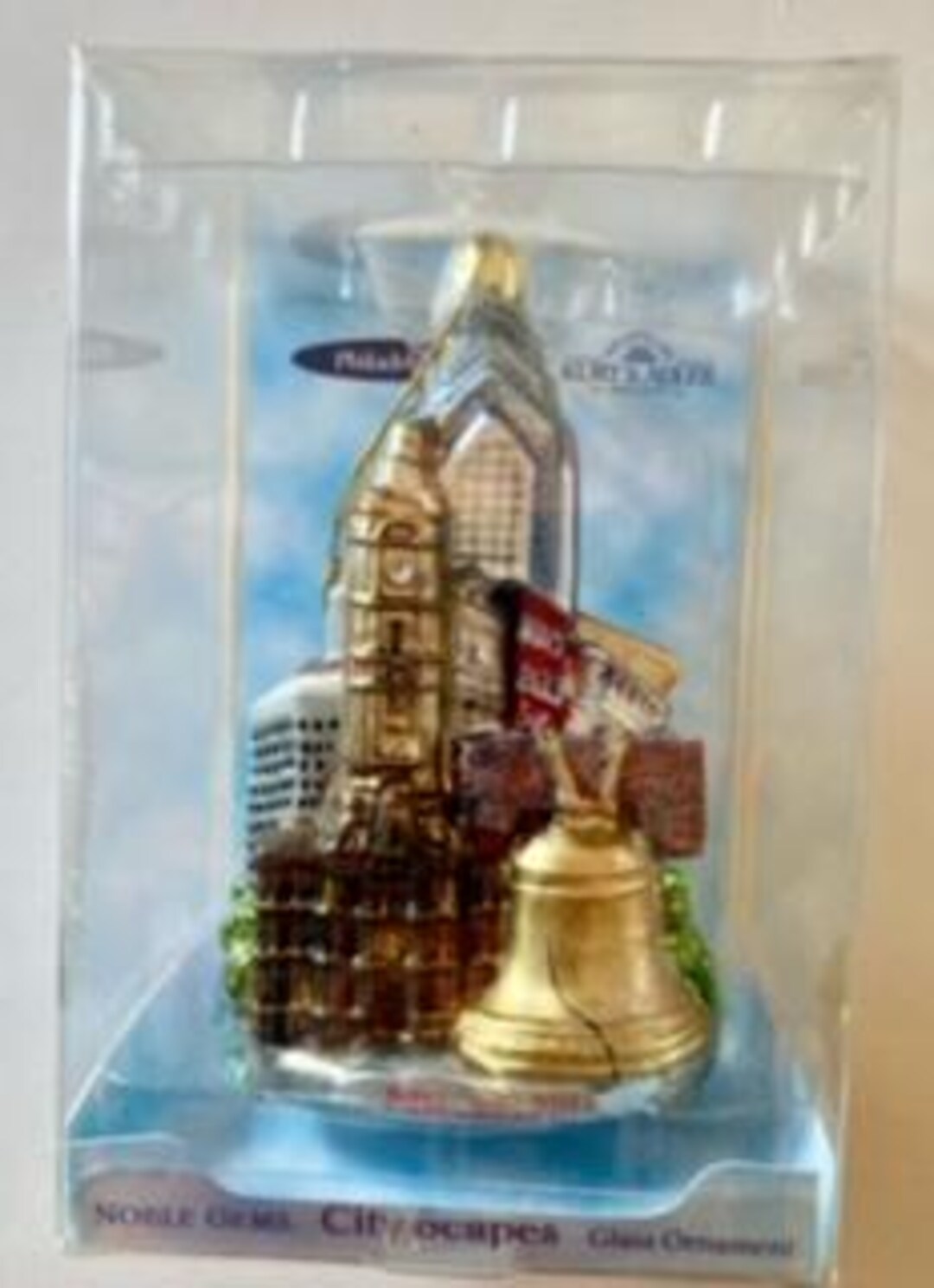 Beautiful New Kurt Adler Philadelphia City Scapes Glass Christmas ...