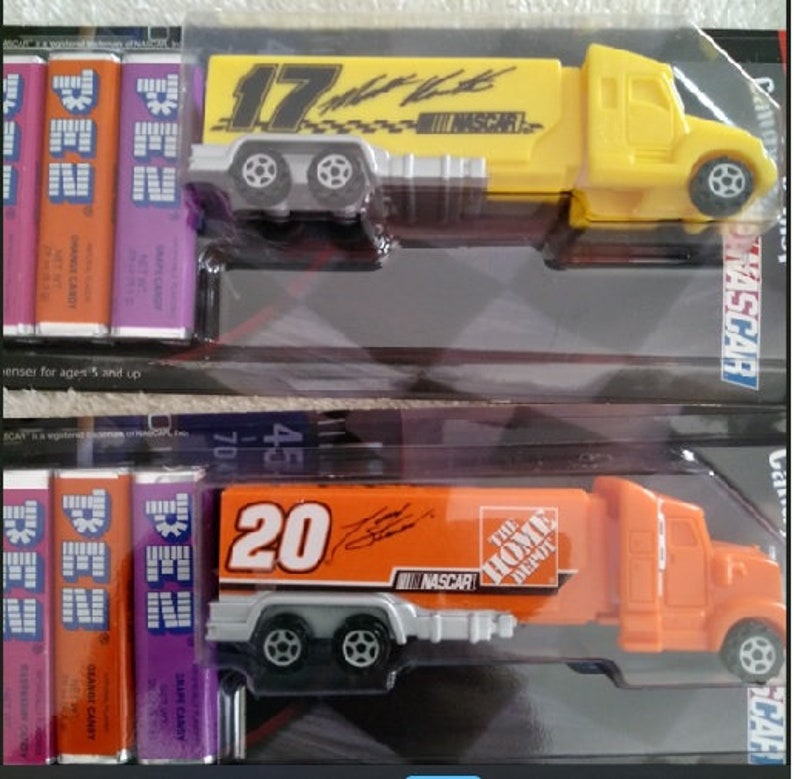 Rare New Set of 4 Vintage 2005 NASCAR Pez Dispensers Rusty Wallace ...