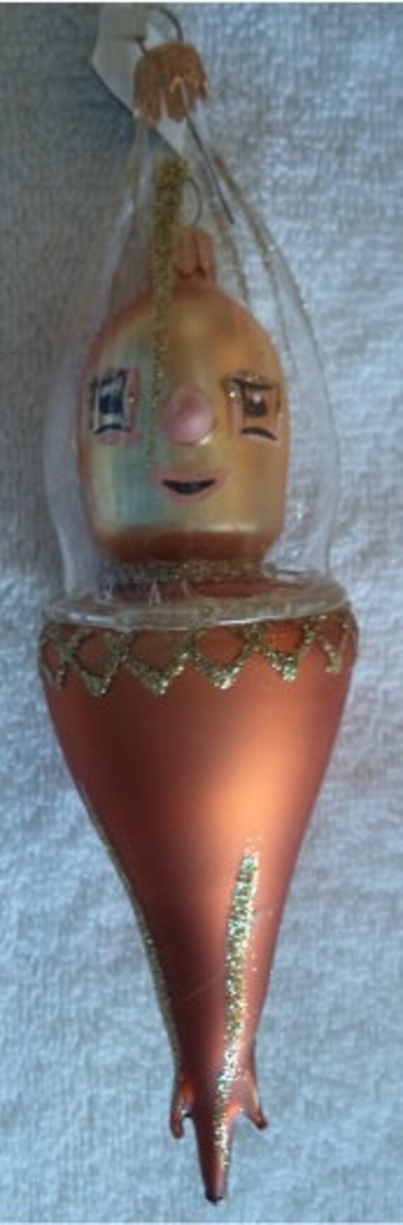 Rose Gold Rocket Spaceship Alien Beautiful Hand Blown Glass | Etsy