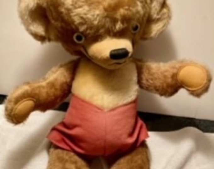 Vintage 1956 Very RARE Merrythought Punkinhead Bear Tagged Teddy Bear ...