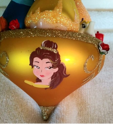 New Italian Blown Glass Disney Princess Carousel Christmas Ornament ...