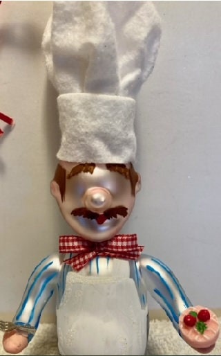 NEW Beautiful Italian Blown Glass Swedish Chef Muppets Christmas ...