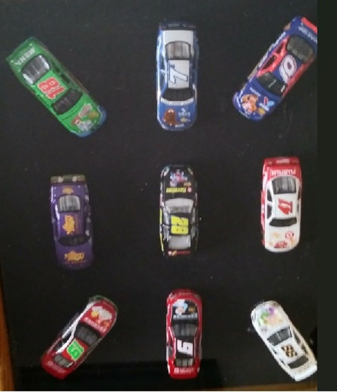 Beautiful Rare NASCAR Muppets 1/64 NASCAR Display 9 Cars All Your ...