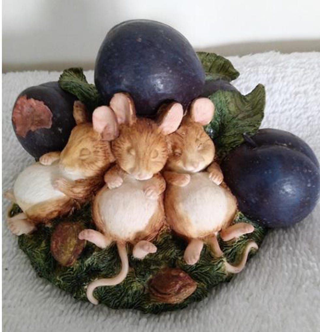 2003 Border Fine Arts – Merrie Mice Plum Pudding # A1810 - Etsy