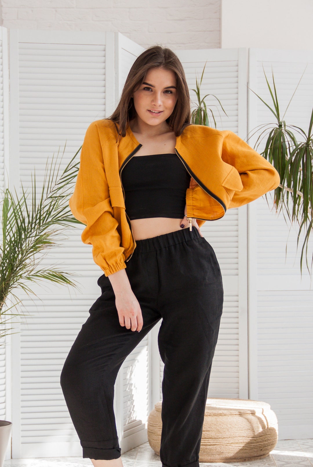 Linen Costume, Linen Clothing Set, Linen Clothing for Women, Linen ...