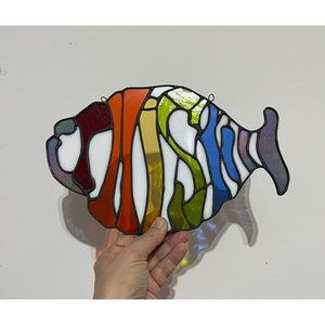 Stained Glass Fish - Etsy