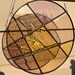 Stained Glass Round Abstract Panel Suncatcher - Etsy