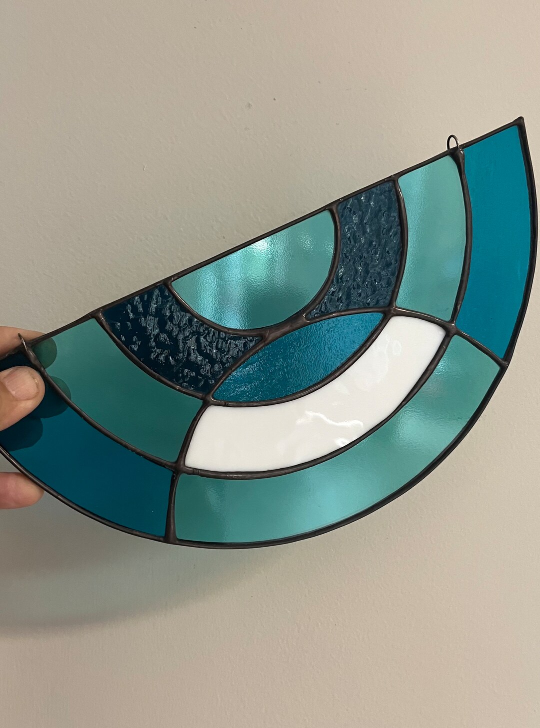 Stained Glass Semicircle Panel - New Minglewood 2 - Etsy