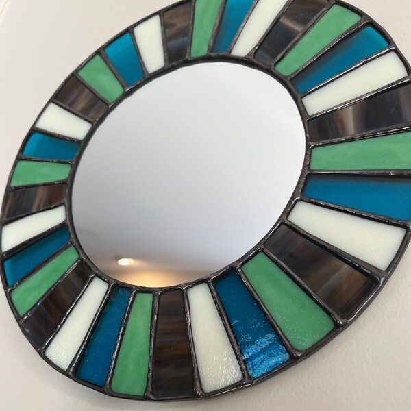 Stained Glass Mirror - Etsy