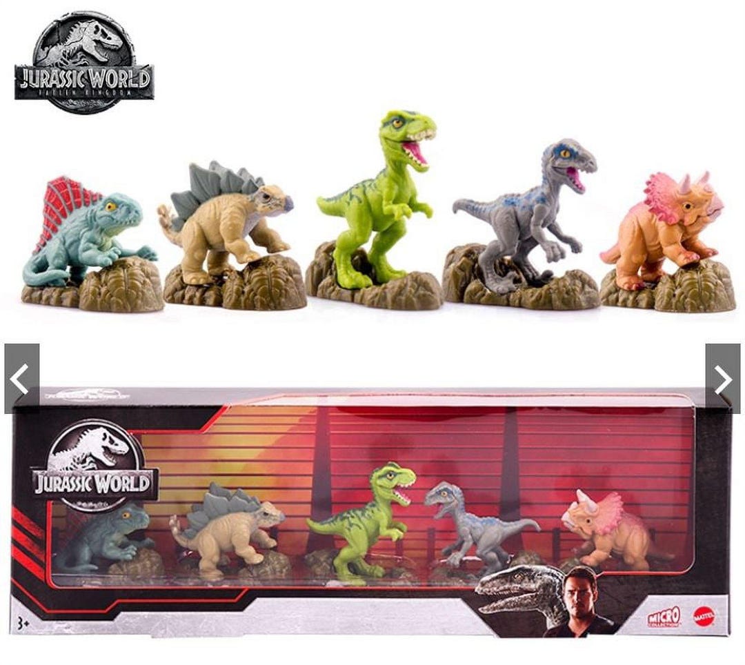 Mattel DI Jurassic World Micro Collection 5-pack Figures - Etsy