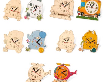 Wooden Clock Kit - Etsy