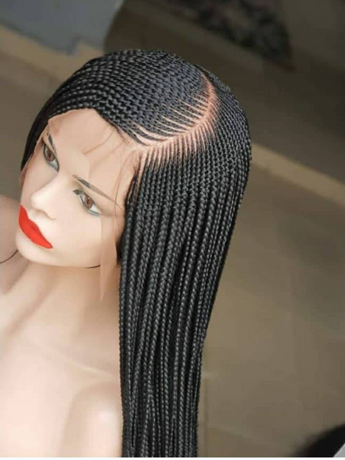 C-curve Braided Wig - Etsy