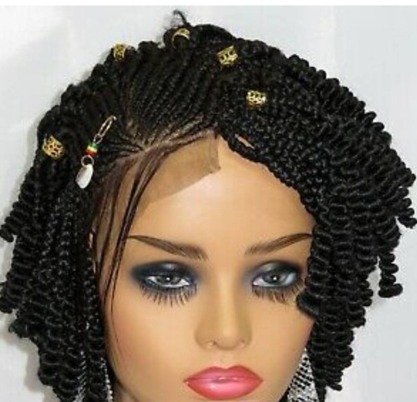 Super Bob With Braids and Cornrow - Etsy