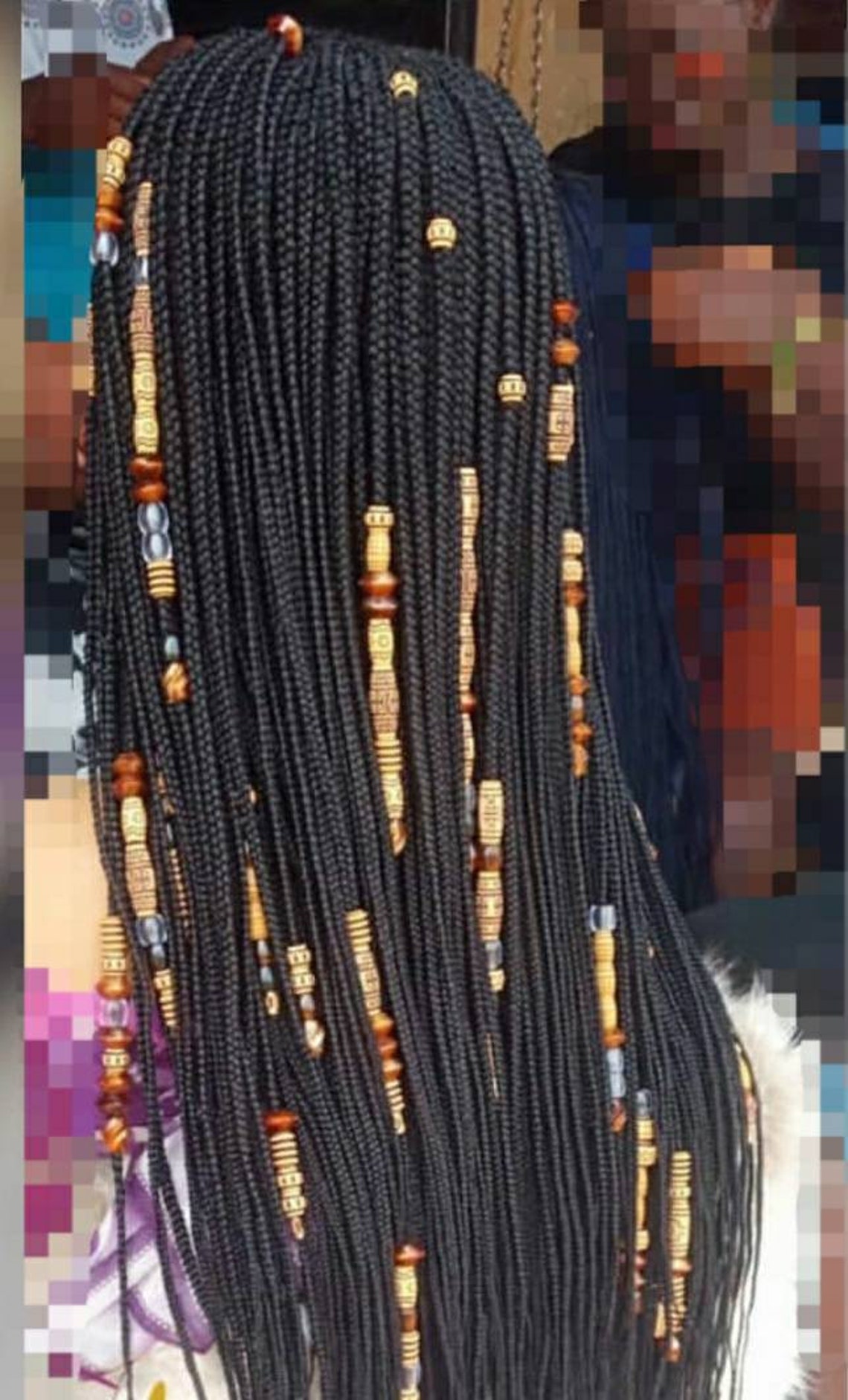 Tribal Beaded Wig - Etsy