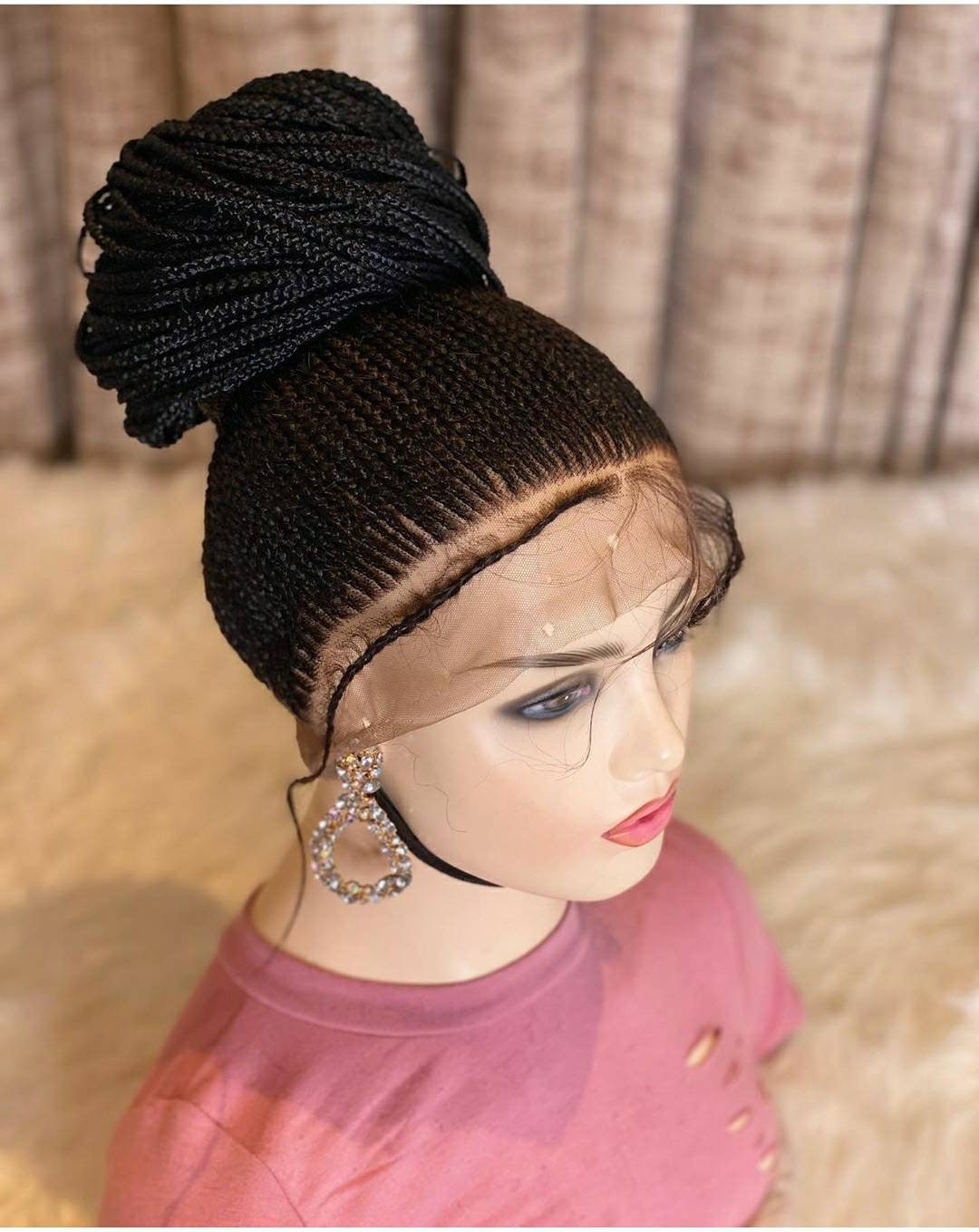 Braided All Back Ponytail - Etsy