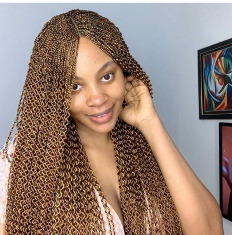Braided Omooge Curly Wig - Etsy