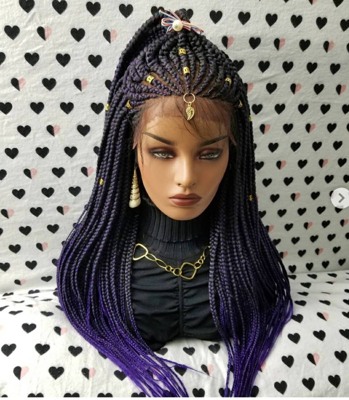 Braided Wig With Accessories - Etsy