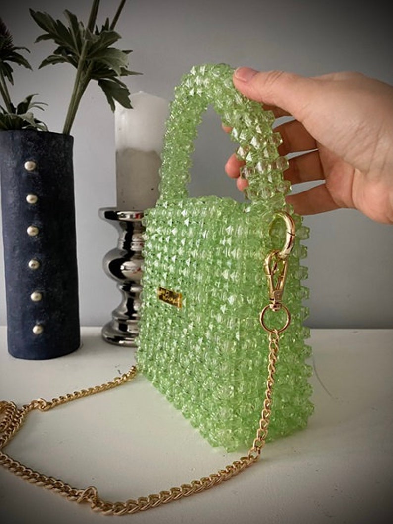 Beaded Handbag Video Tutorial - Square Beads - Etsy