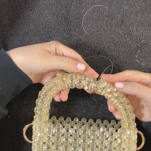 Beaded Handbag Video Tutorial - Square Beads - Etsy