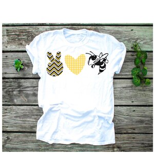 Yellow Jacket Png, Sublimation Design, Black and Yellow, School Spirit ...