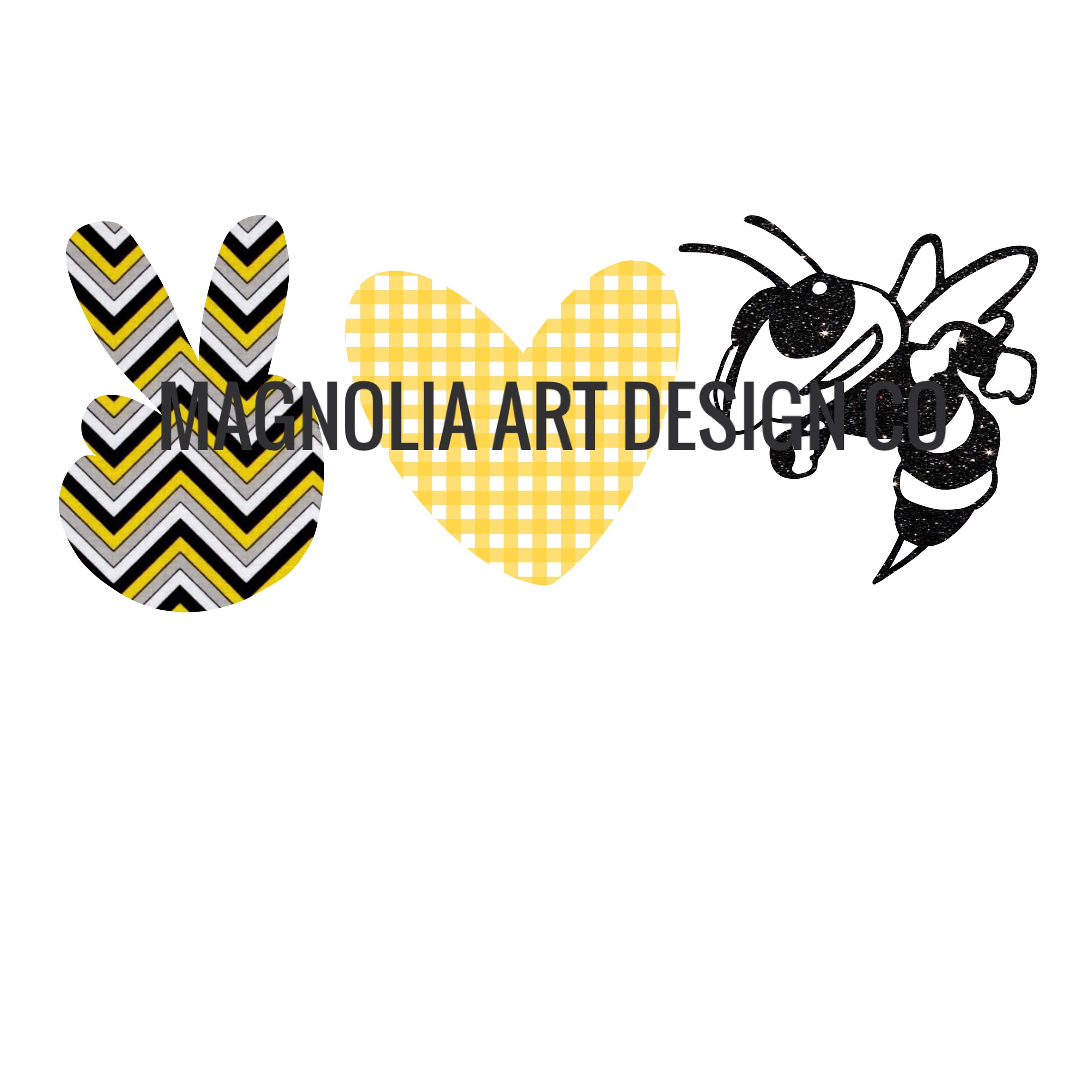Yellow Jacket Png, Sublimation Design, Black and Yellow, School Spirit ...