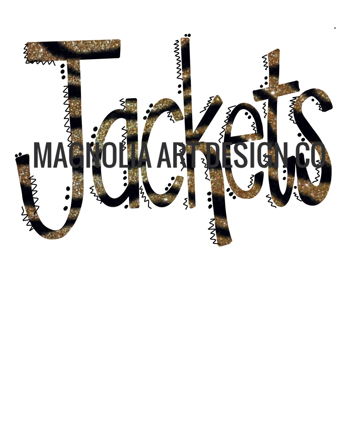 Yellow Jacket Sublimation Design, PNG, School Spirit, Black and Gold ...