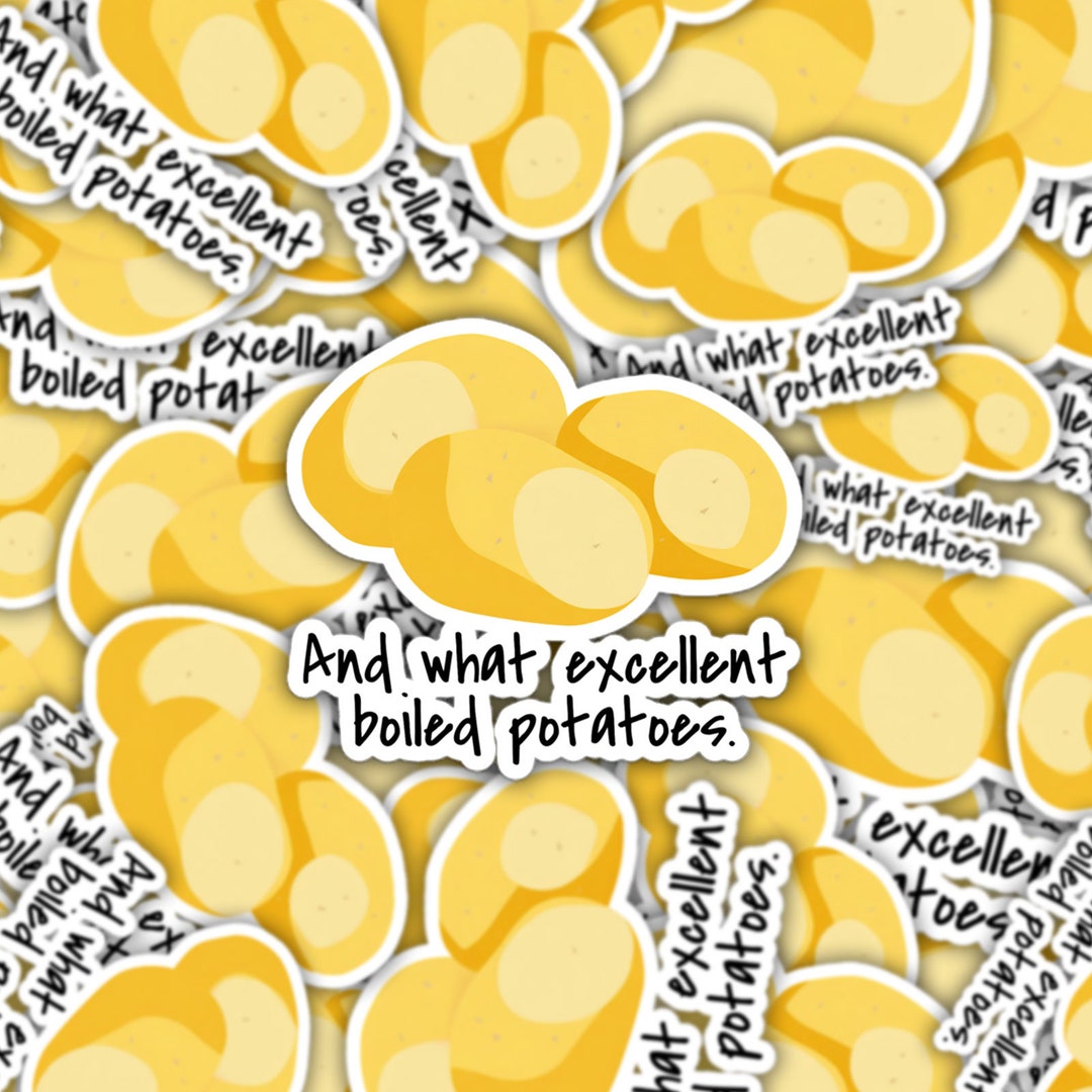 Excellent Boiled Potatoes - Funny Jane Austen Pride & Prejudice Bubble ...