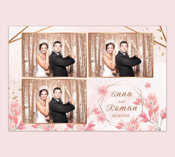 Wedding Photobooth Template Photo Booth Template Wedding - Etsy