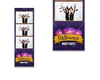 Halloween Photo Booth Template, Photo Booth Template, Photobooth ...