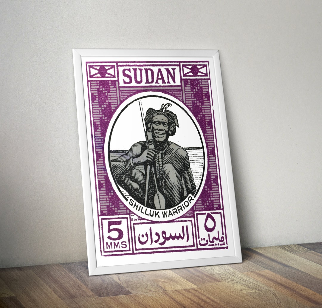 Sudan Travel Poster: Vintage African Wall Art Print - Etsy