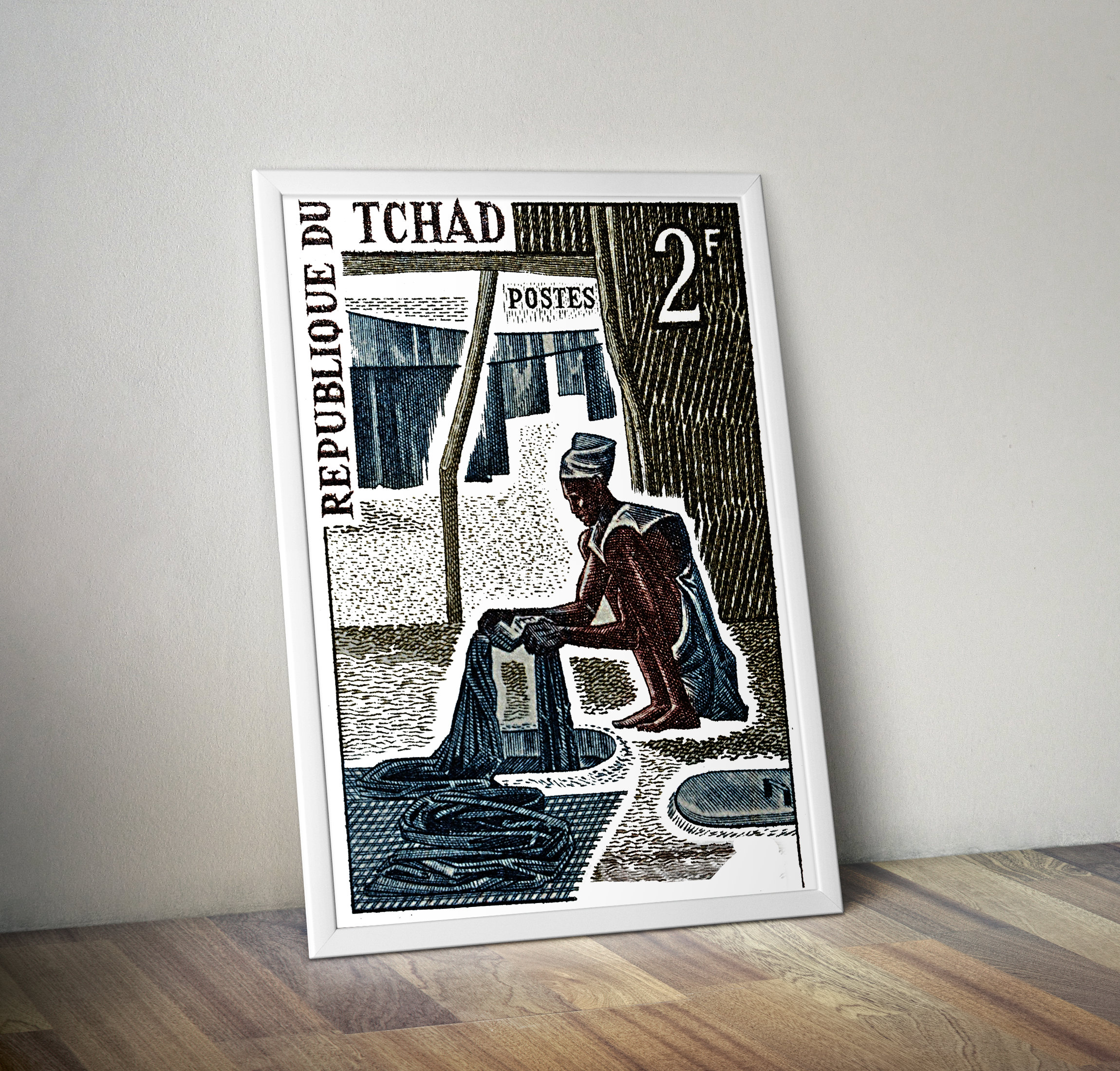 Chad Poster African Art Print travel Art African Wall Art - Etsy