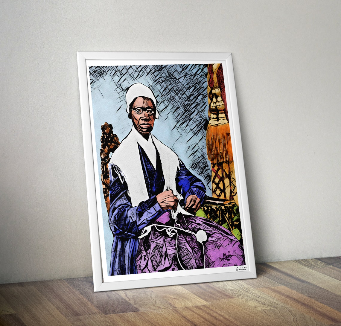 Sojourner Truth Wall Art Print Modern Black Art Poster | Etsy