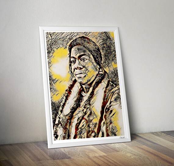 Mary McLeod Bethune Print Modern Black Art Poster Wall | Etsy