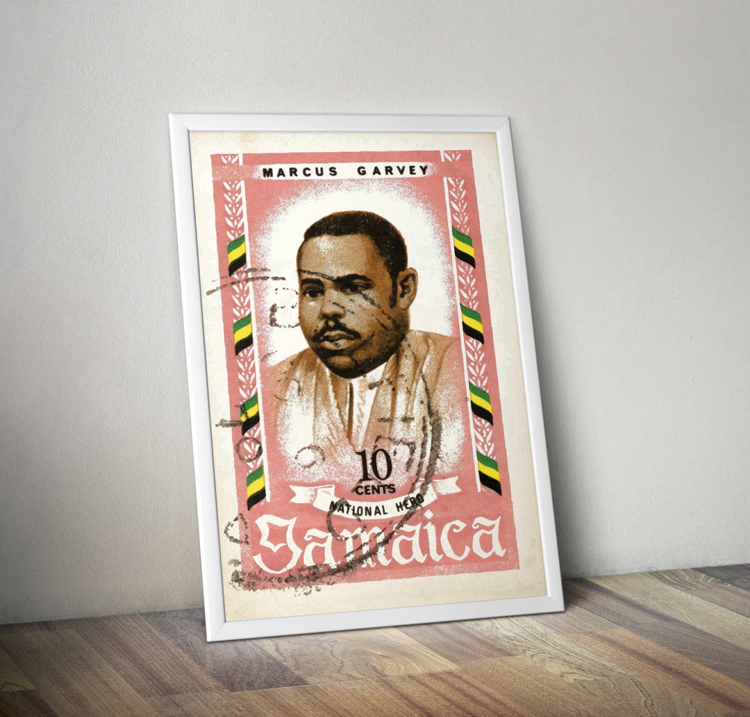 Jamaica Marcus Garvey - African Art Print -travel Art - African Wall ...