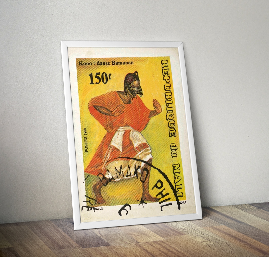 Mali Dancer African - African Art Print -travel Art - African Wall Art ...