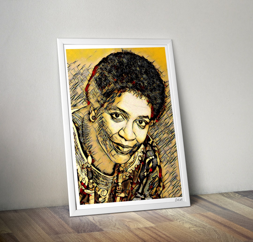 Audre Lorde - Wall Art Print - Modern Black Art Poster - Etsy