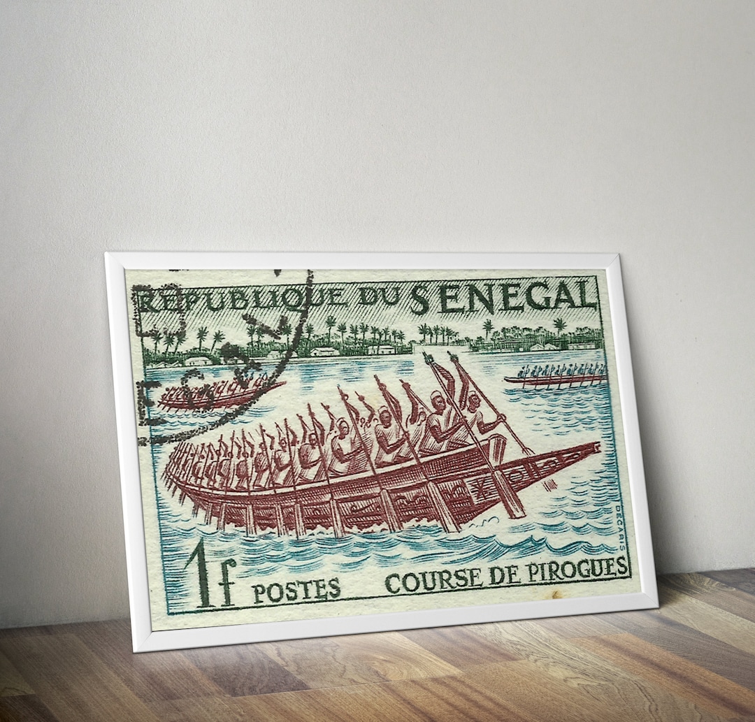 Senegal Poster - African Art Print -travel Art - African Wall Art Decor ...