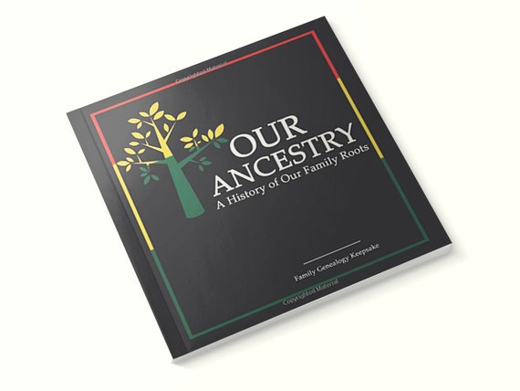 Genealogy Ancestry Book Our Family Roots: Pan Africa Art | Etsy