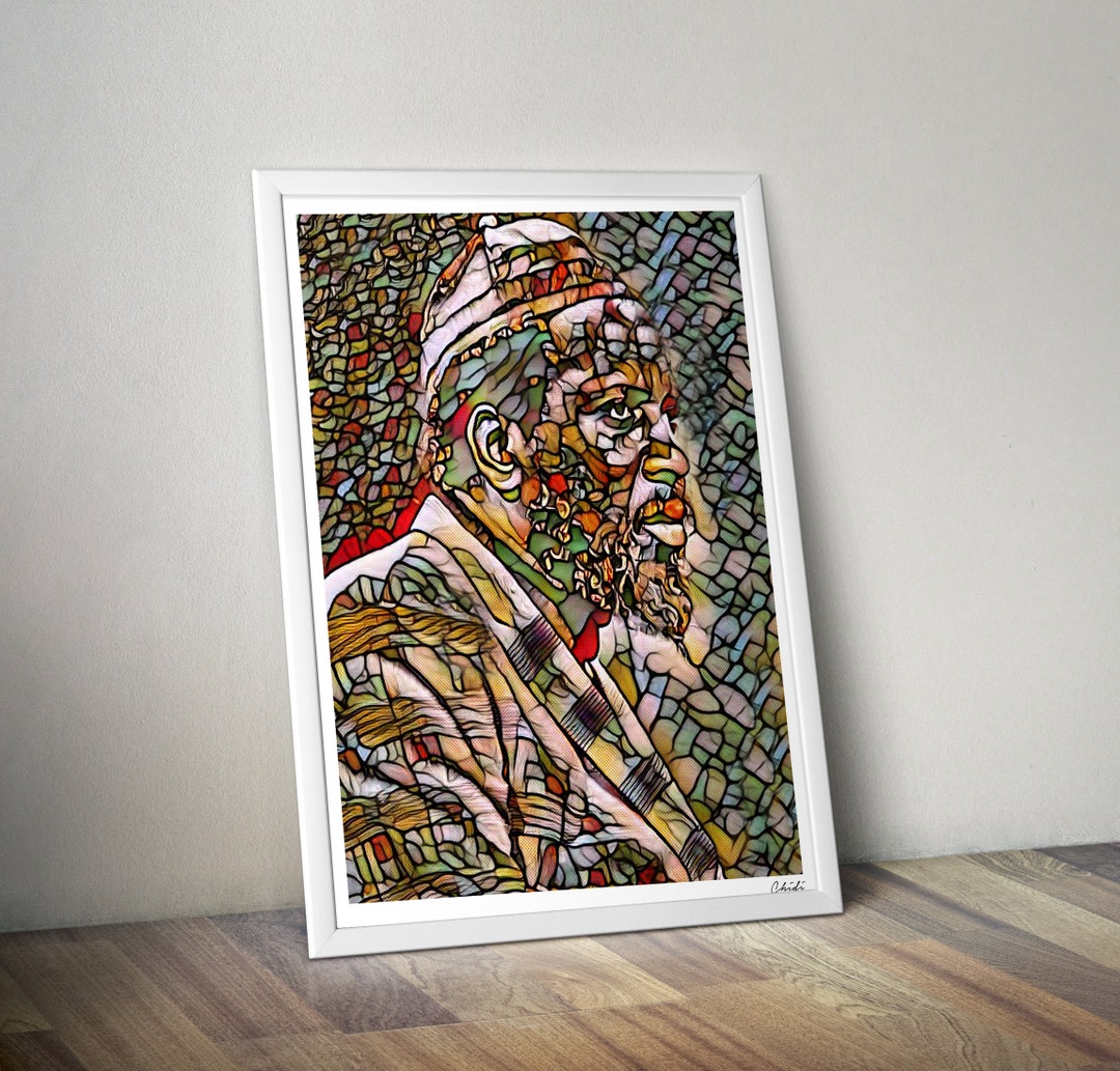 Thelonious Monk - Wall Art Print - Jazz Legend - Modern Black History ...