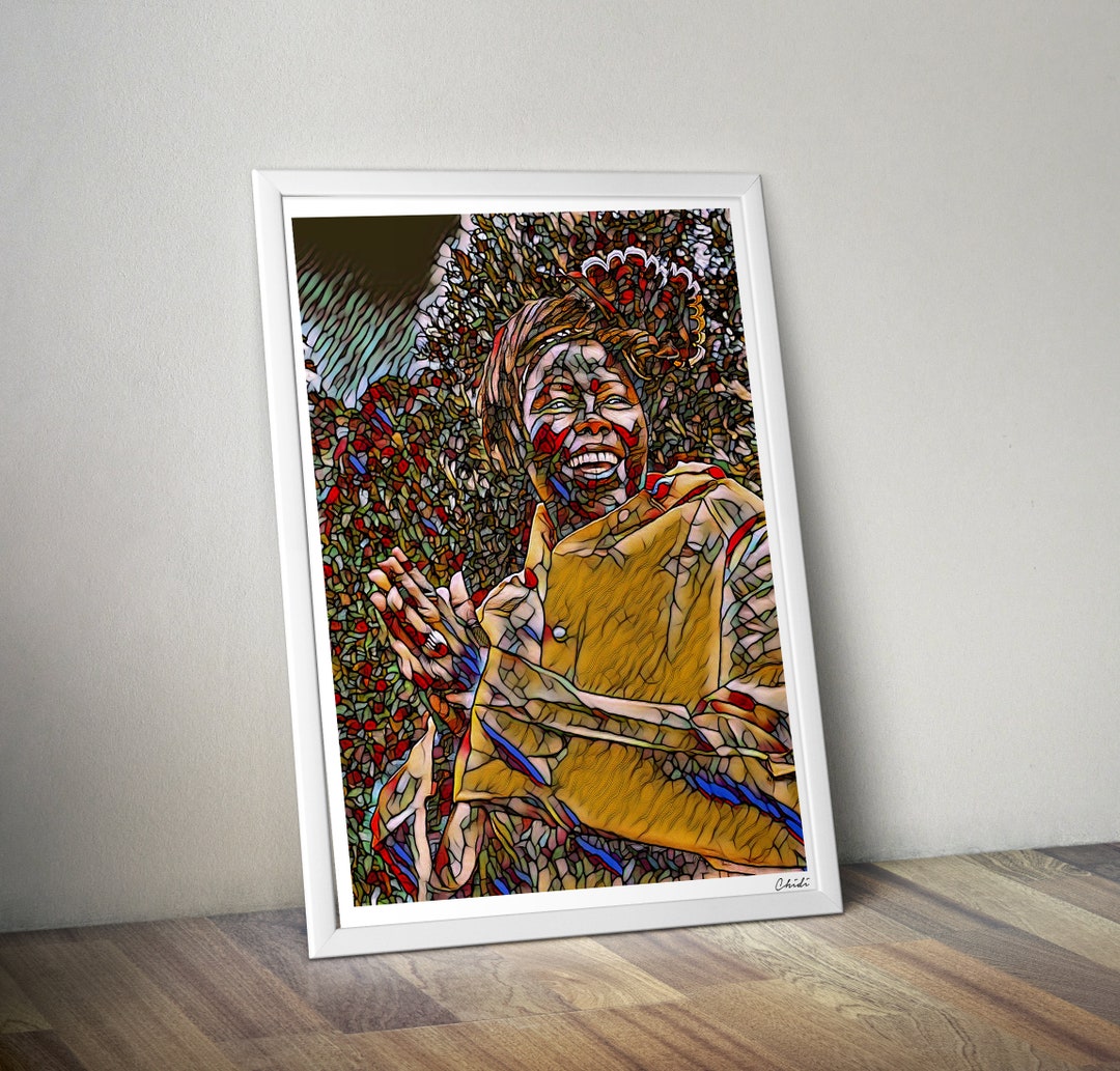 Wangari Maathai - Wall Art Print - Modern Black Art Poster - Etsy