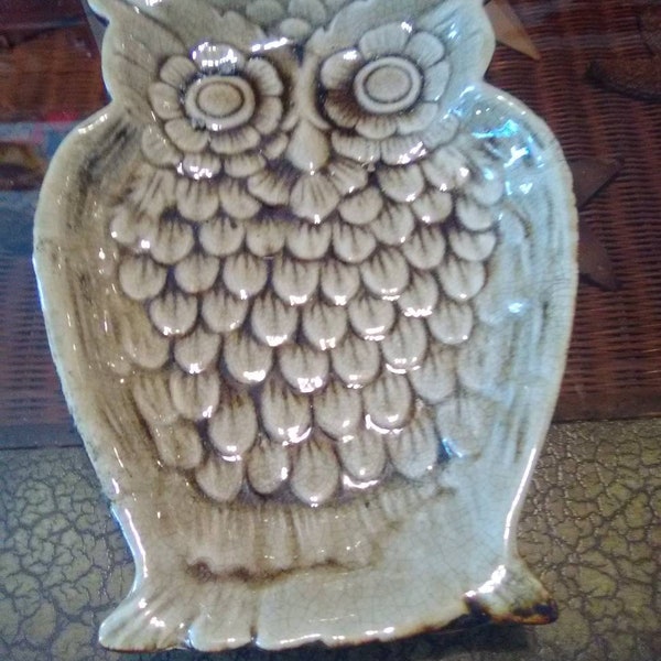 Owl Dish - Etsy