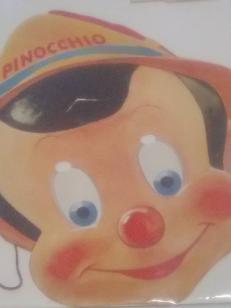 Pinocchio Mask..1939 - Etsy
