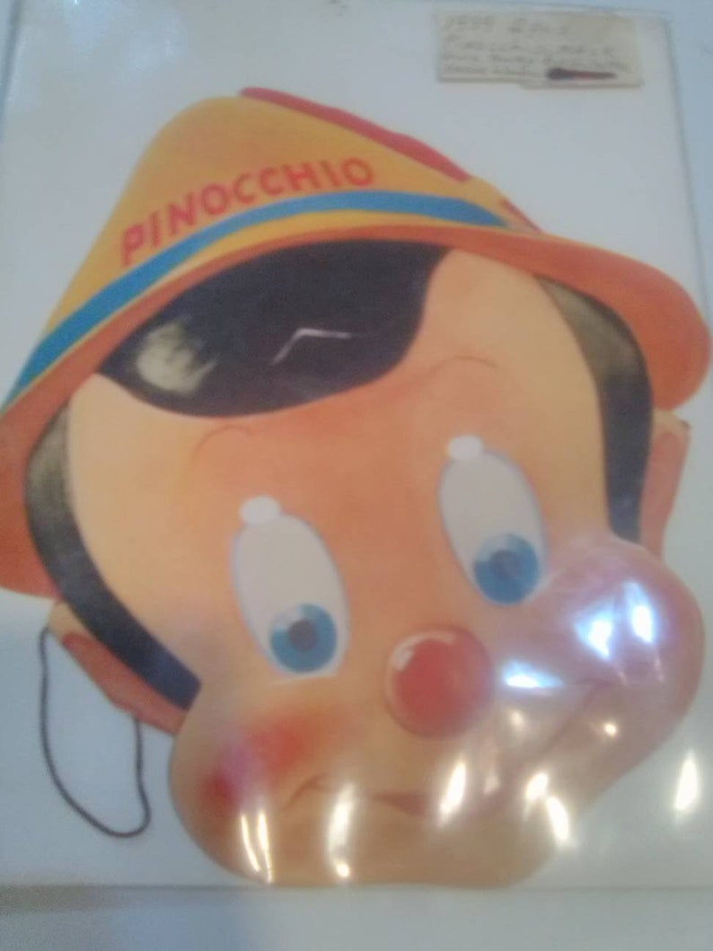 Pinocchio Mask..1939 - Etsy