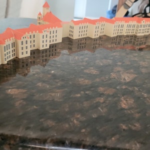 Fergus Falls Full Color 3D Printed Model Kirkbride Mental Hospital - Etsy