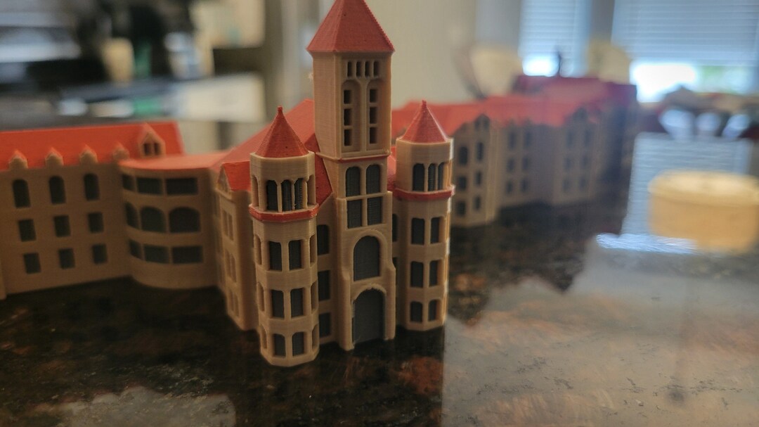 Fergus Falls Full Color 3D Printed Model Kirkbride Mental Hospital - Etsy