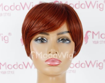 Short Ginger Wig - Etsy